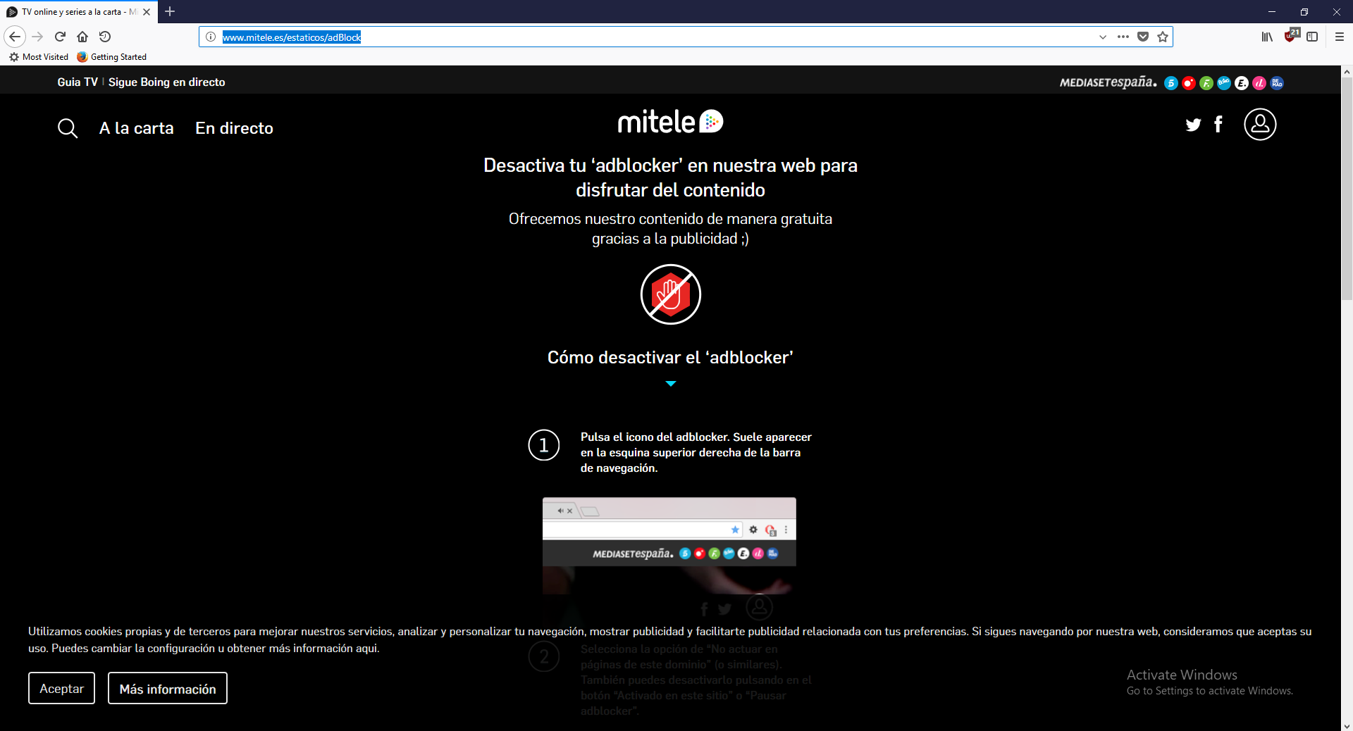 mitele.es · Issue #1012 · uBlockOrigin/uAssets · GitHub