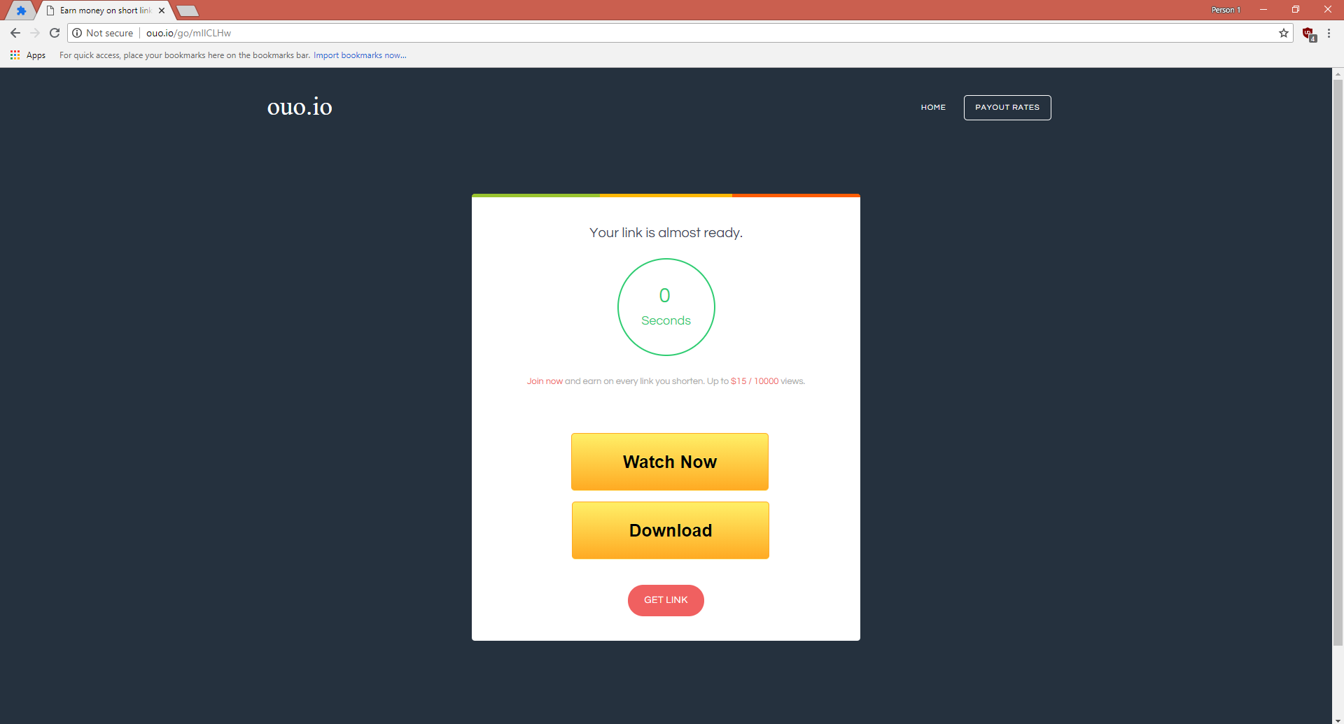 [Ads/Fake Button, Popup] ouo.io · Issue #3055 · uBlockOrigin/uAssets · GitHub