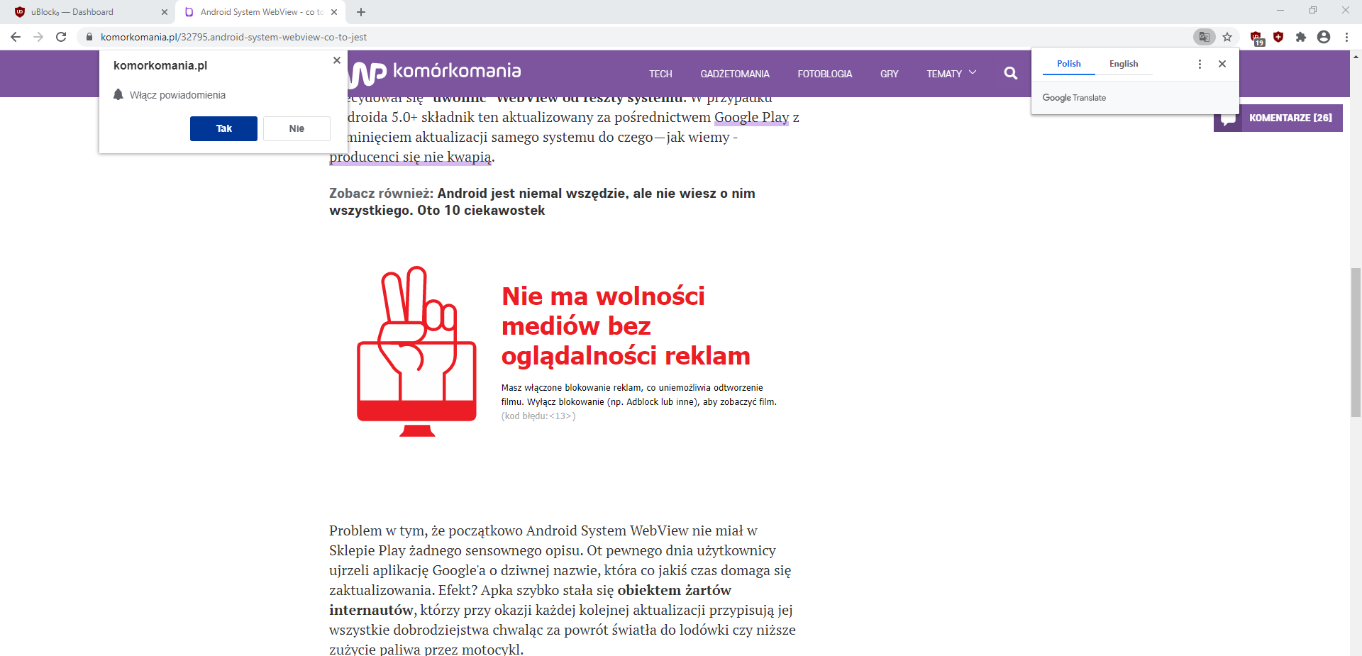 komorkomania.pl · Issue #373 · NanoMeow/QuickReports · GitHub