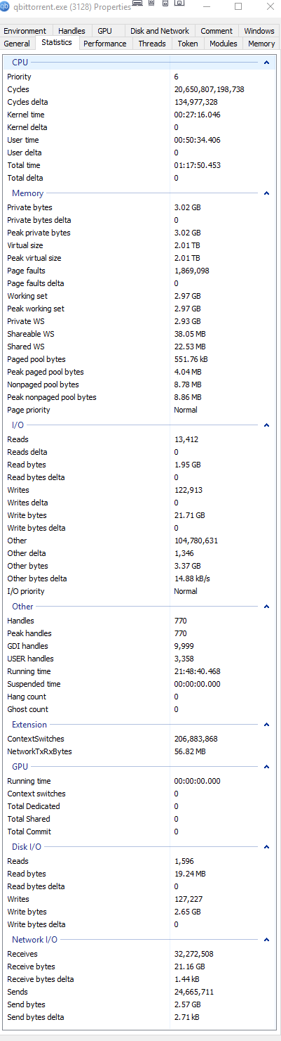 4.2.x memory Leak - over 5GB in 3 days · Issue #11581 · qbittorrent/qBittorrent · GitHub