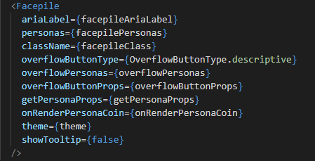Facepile] Overflow Button Text Color Unconfigurable · Issue #21157 · microsoft/fluentui · GitHub