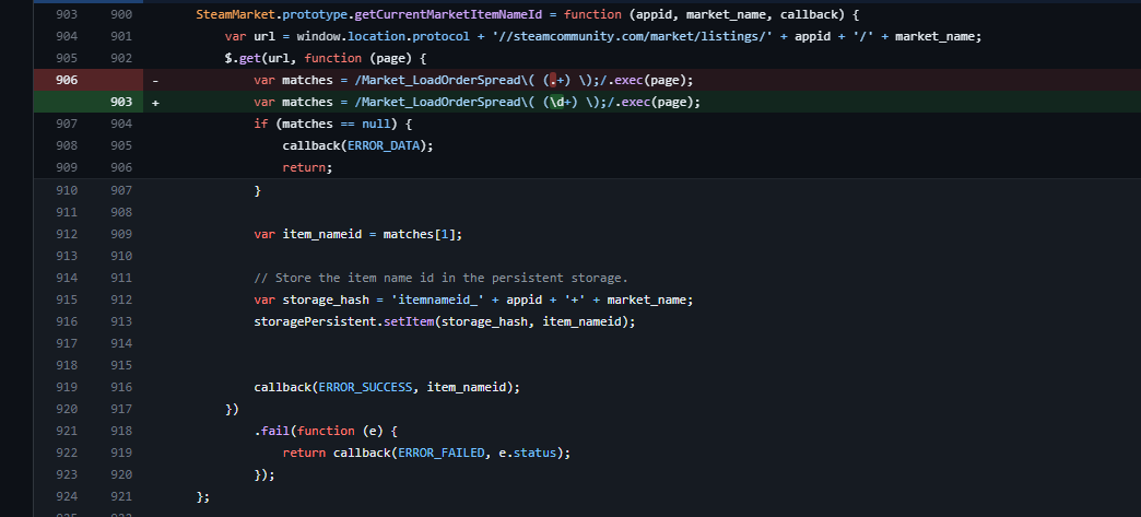 Fix Getcurrentmarketitemnameid Error · Issue 186 · Nuklonsteam 