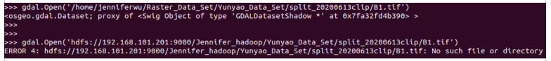 How to resolve "gdalinfo failed - unable to open /vsihdfs/hdfs://"? · Issue #3655 · OSGeo/gdal ...