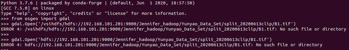 How to resolve "gdalinfo failed - unable to open /vsihdfs/hdfs://"? · Issue #3655 · OSGeo/gdal ...