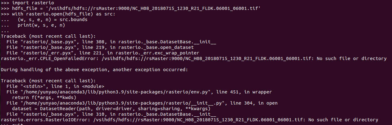 How to access "tiff image" on hdfs cluster using "gdal.Open"? · Issue #7568 · OSGeo/gdal · GitHub