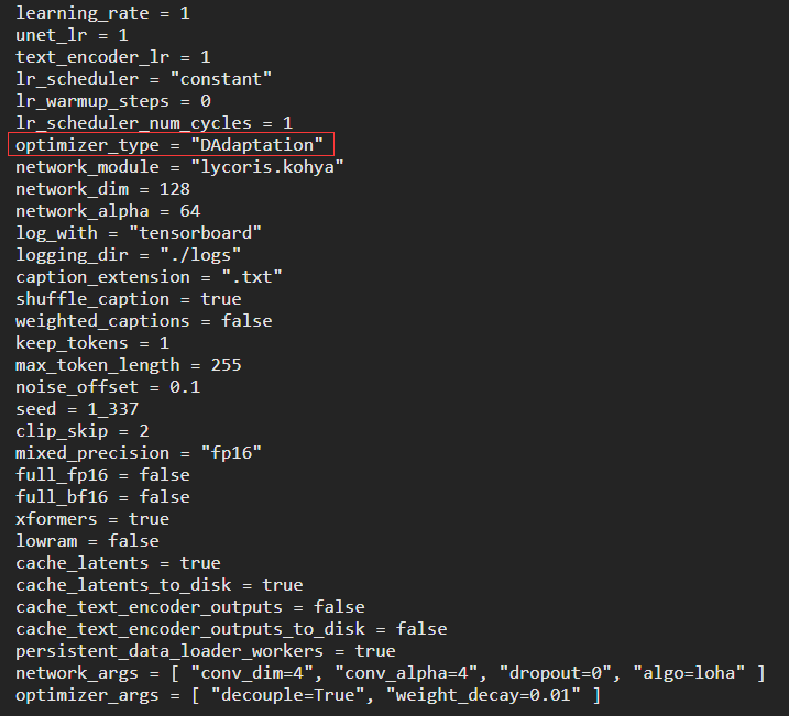 DAdaptation训练不同数量的图片d*lr总是1e-6，请大佬尽快修复 · Issue #255 · Akegarasu/lora-scripts · GitHub