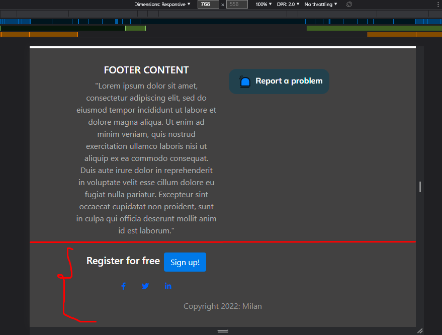 🎨 UI/UX - Footer Layout for Tablet · Issue #112 · ngoworldcommunity ...