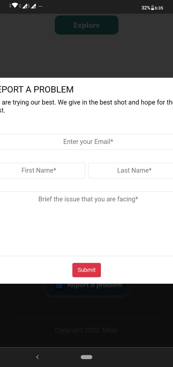 🎨UI/UX - Report Modal glitches out · Issue #151 · ngoworldcommunity/NGOWorld · GitHub