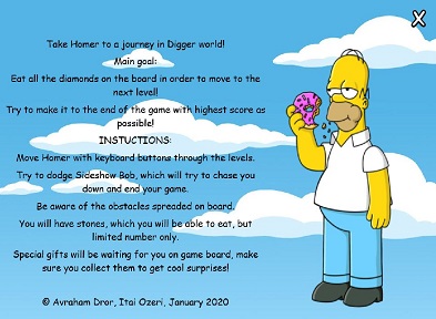 GitHub - ItaiOz/SimpsonsDigger: My semester A project in c++. classic Digger based with a tiny ...