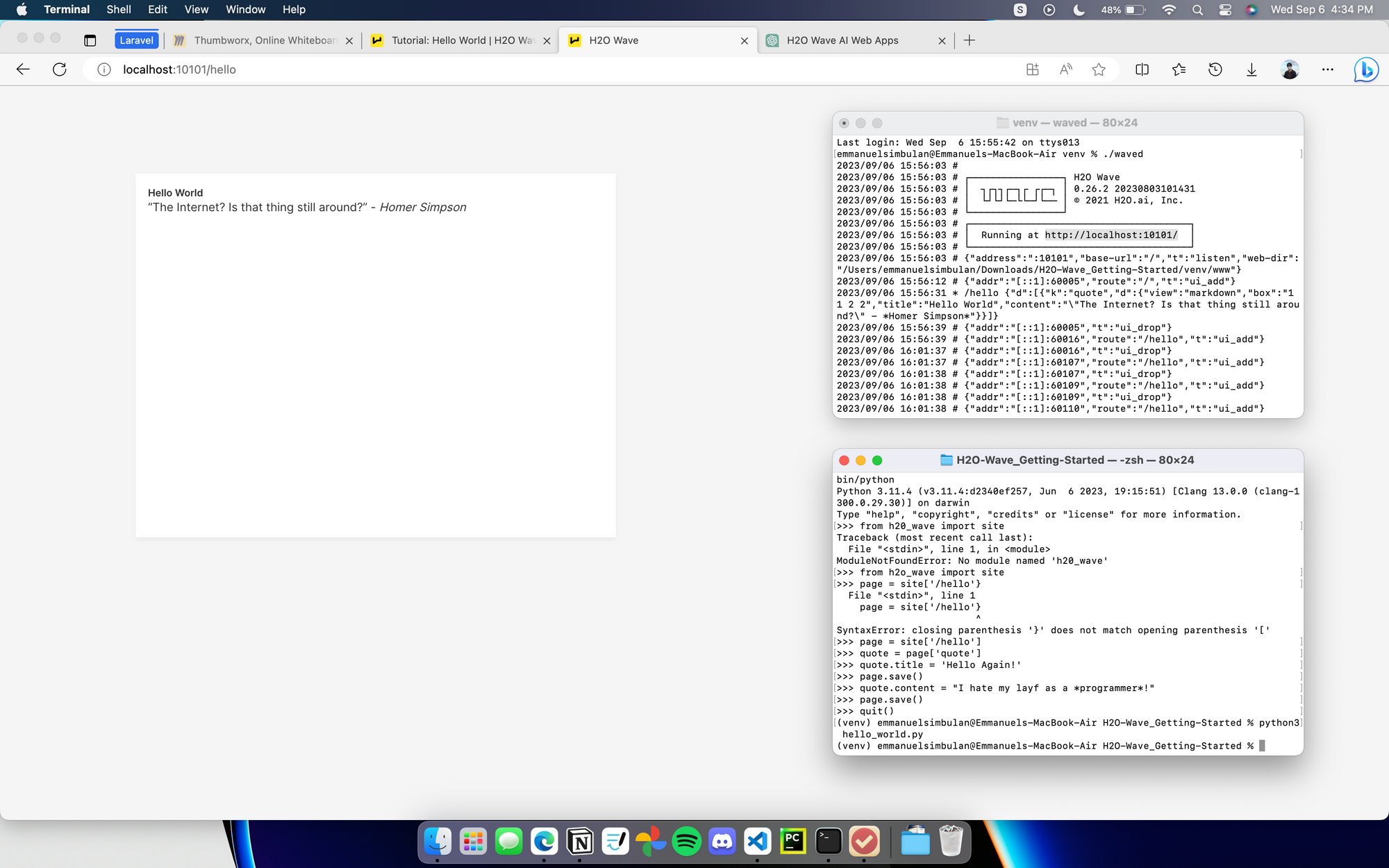 GitHub - EmmanuelSimbulan/H2O-Wave_Getting-Started