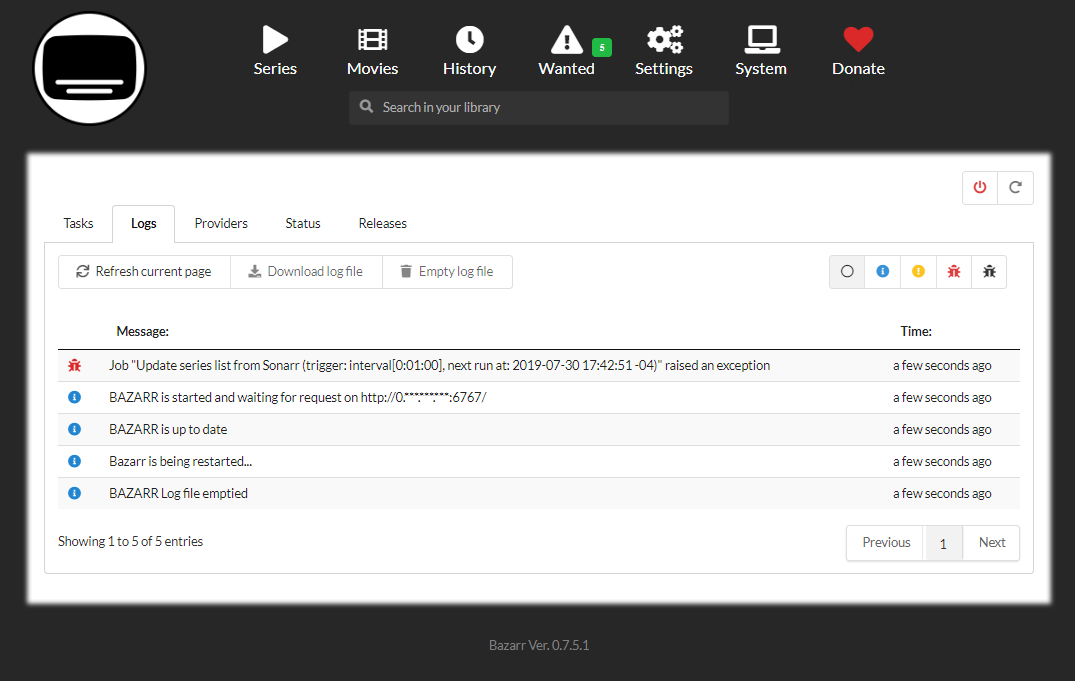 error with sonarr · Issue #504 · morpheus65535/bazarr · GitHub