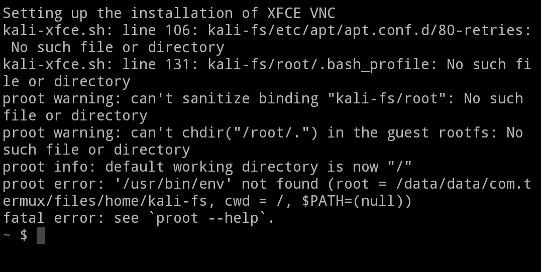 Proot can't sanitize binding · Issue #13 · AndronixApp/andronix-docs-next · GitHub
