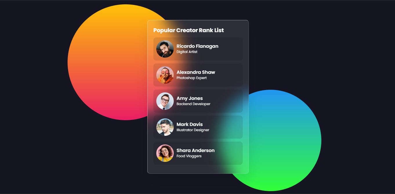 GitHub - Madhav2008/Glassmorphism-List-Hover-Effect