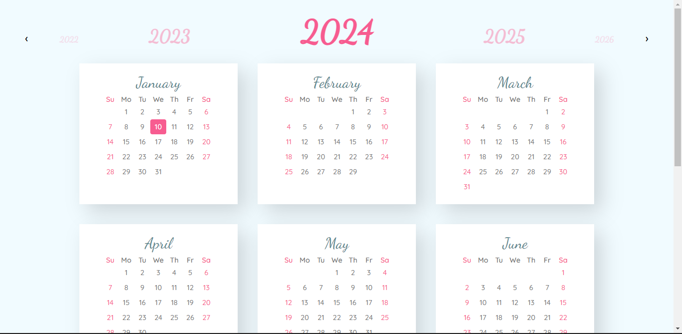 GitHub - i-madhavarora/Full-Year-View-Calendar