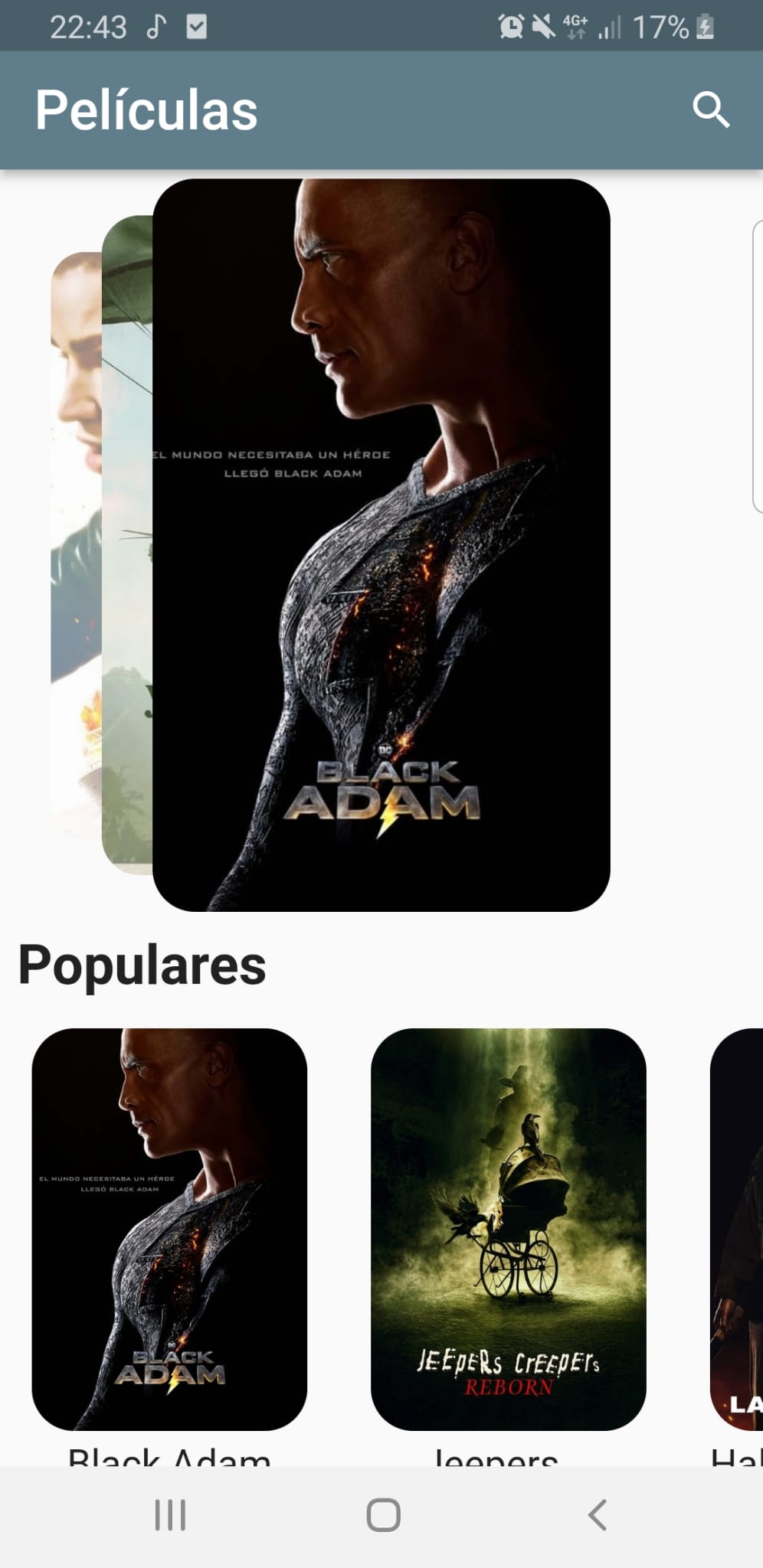 GitHub - jmnse8/Peliculas: Aplicación con la cartelera actual y el top 100 del momento.