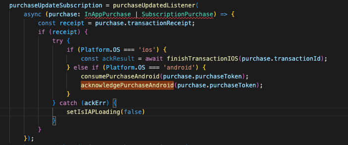 Renewable subscription auto cancelled · Issue #2219 · hyochan/react-native-iap · GitHub