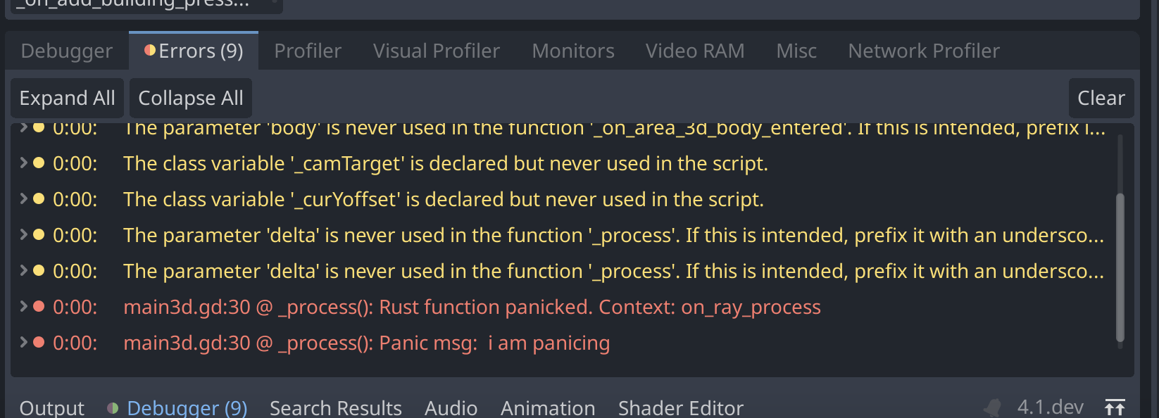 When a panic happens inside of gdext, display the line number of the panic inside the Godot ...