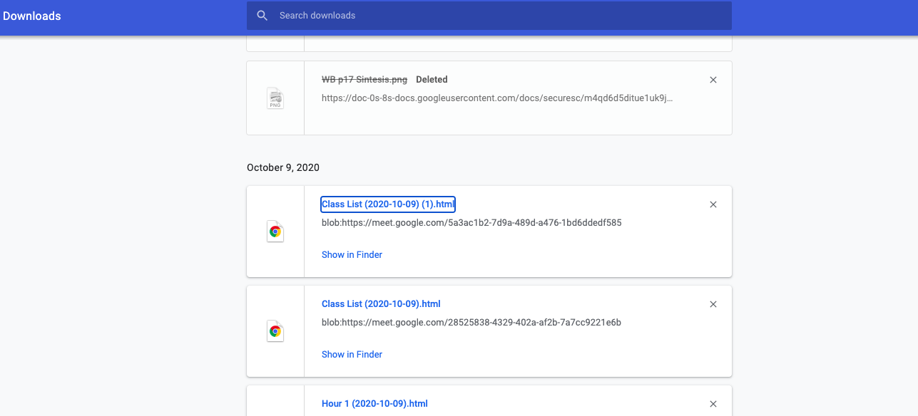 HTML file saving not working · Issue #79 · al-caughey/Google-Meet-Attendance · GitHub