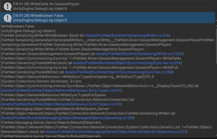 The Write method in the custom serializer is not called for SyncVar. · Issue #479 ...