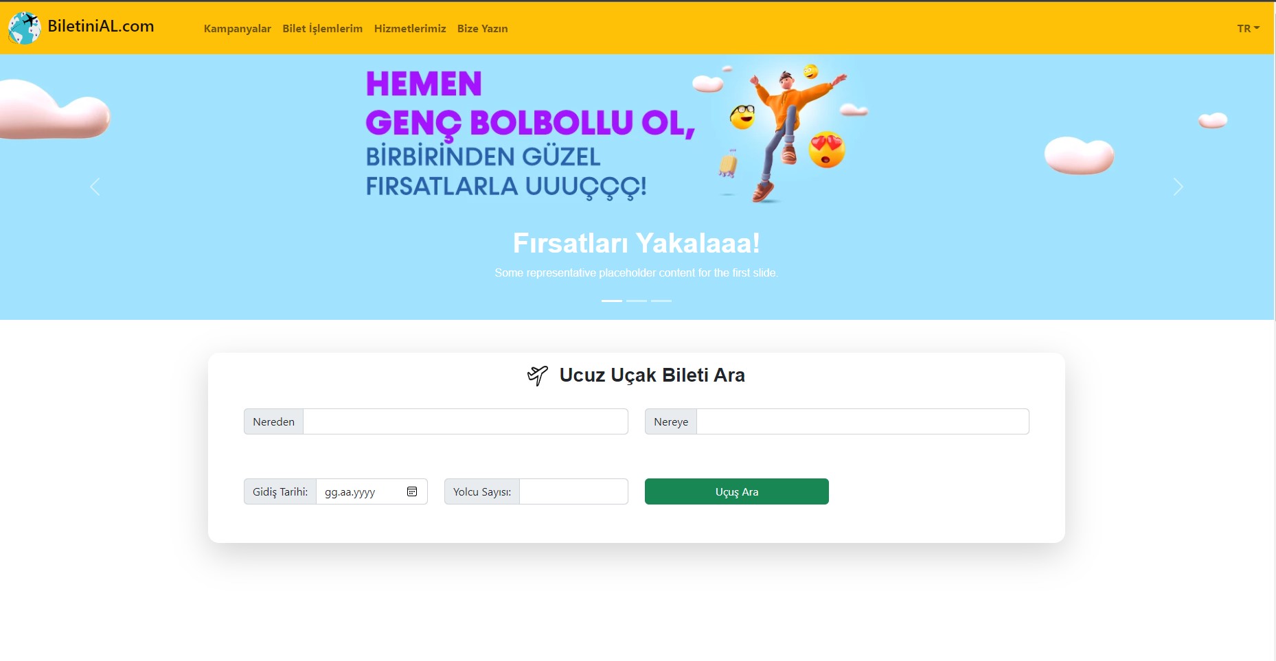 GitHub - BerkaySivri35/React-Flight-App