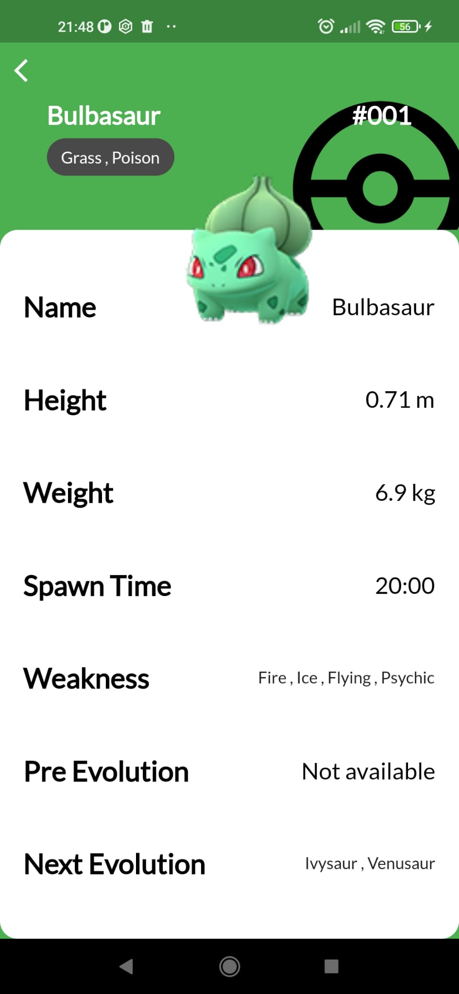 GitHub - muhammetaydinn/Pokedex: An app that displays all Pokémon color ...