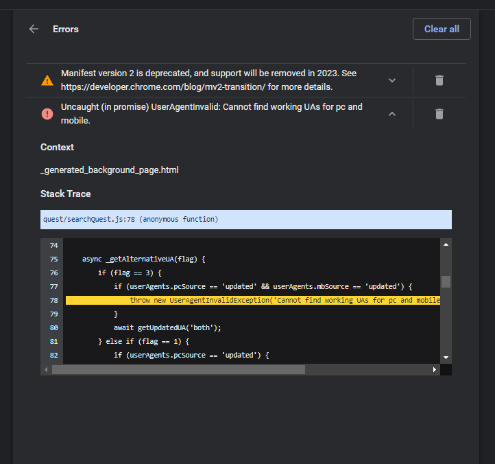 Microsoft Rewards Bot is stuck on red "err" · Issue #71 · AnthonyZJiang/Microsoft-Reward-Chrome ...