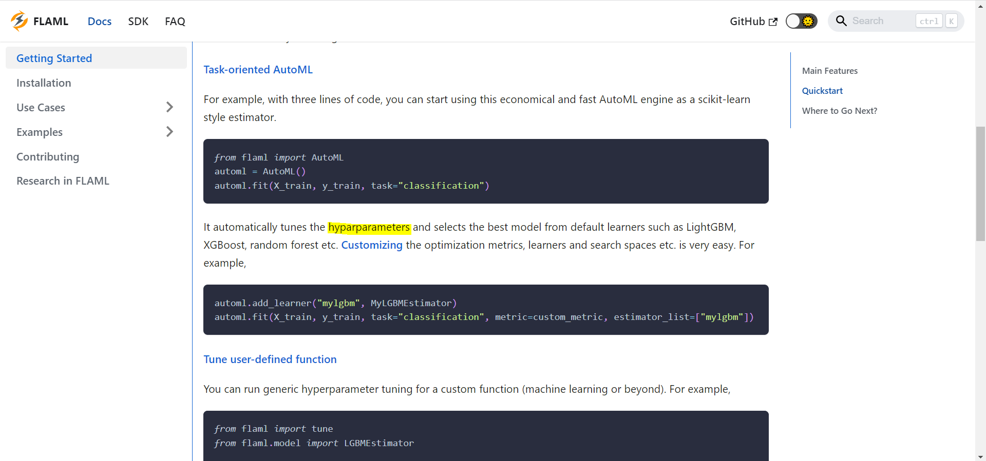 Little Typo on the webpage · Issue #456 · microsoft/FLAML · GitHub