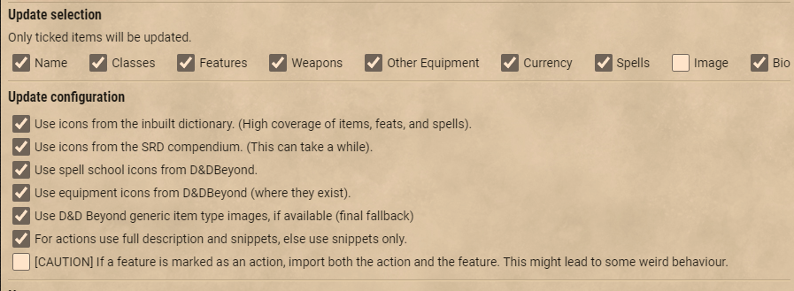 Token Vision 0 · Issue #173 · MrPrimate/ddb-importer · GitHub