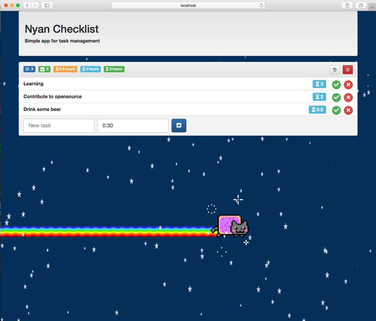 GitHub - groovili/nyan-checklist: React based app for to do list.
