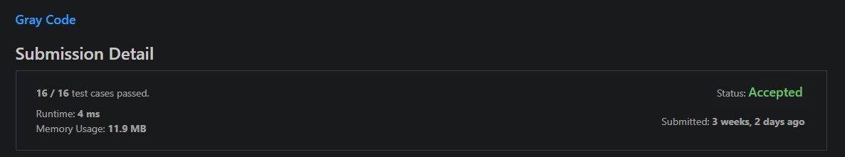 Added Gray-code bit-manipulation code by tanishchugh01 · Pull Request #6337 · OpenGenus/cosmos ...