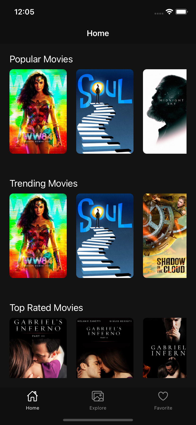 Github Tarokhdev2020 Movies React Native Search And Explore For Popular Trending And Top
