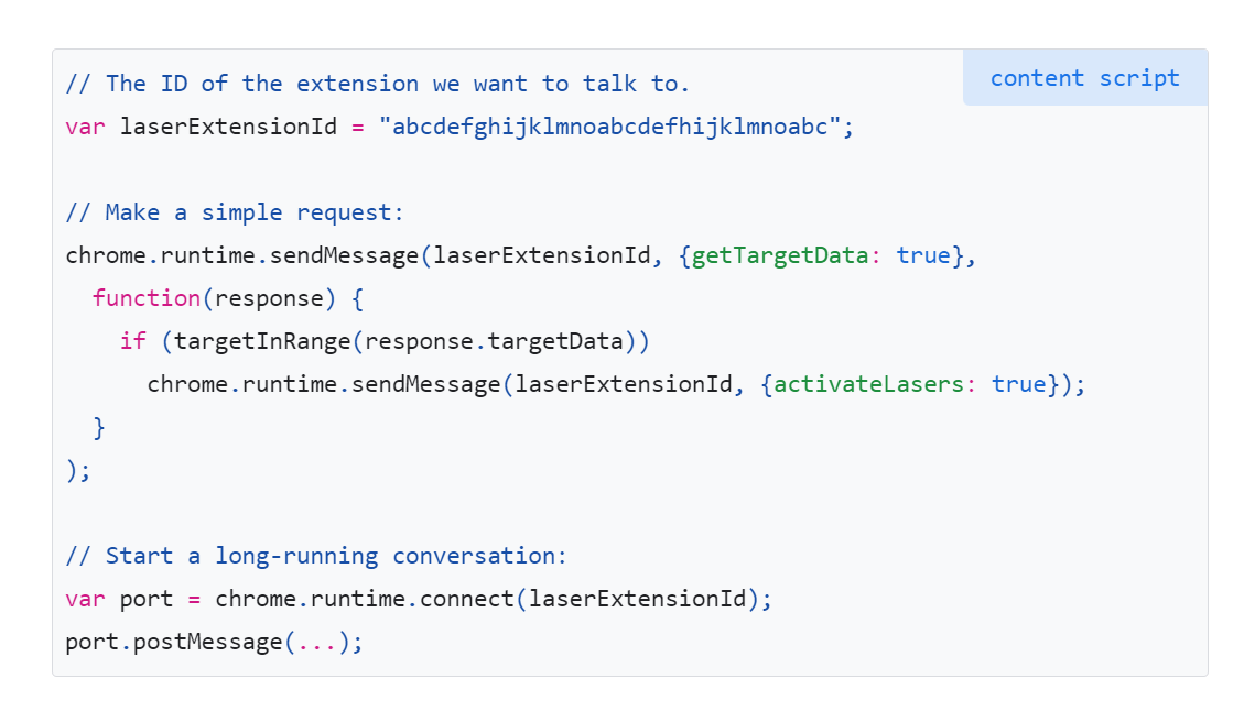 code scope identifiers on code blocks of extensions docs · Issue #5728 · GoogleChrome/developer ...