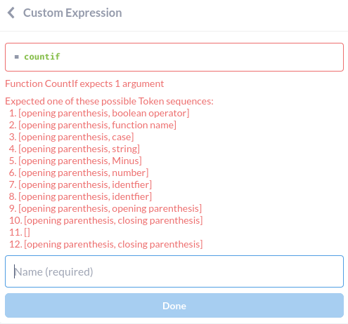 Improve Feedback on Custom Expression Error · Issue #15658 · metabase/metabase · GitHub