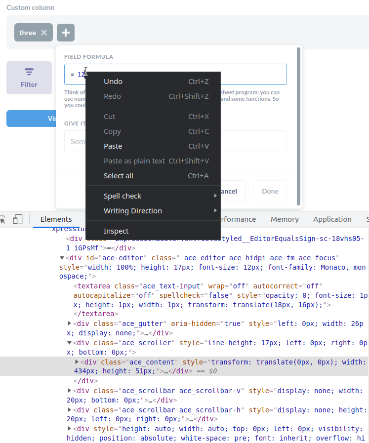 Custom expression editor: incorrect text position · Issue #19706 · metabase/metabase · GitHub