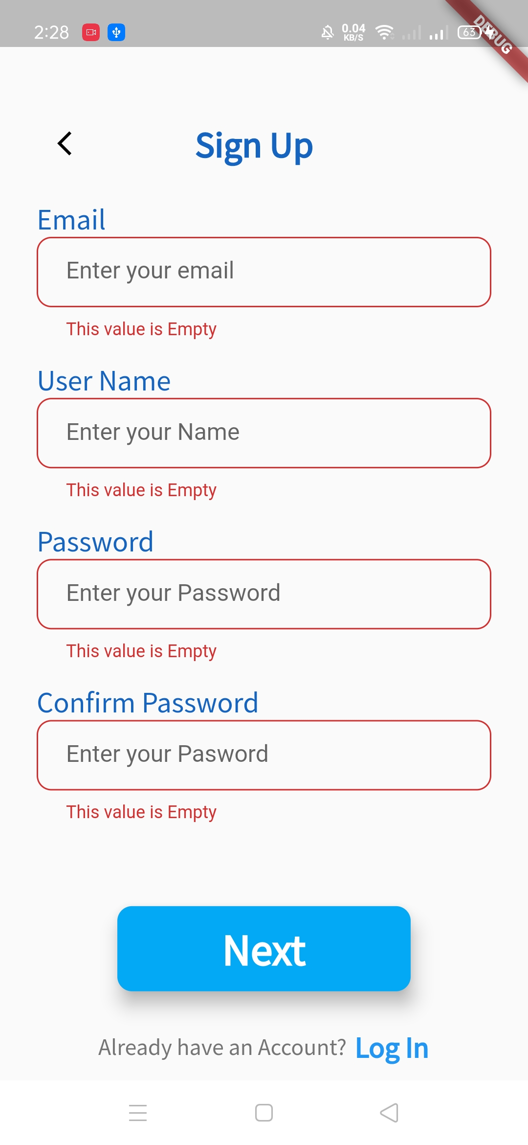 GitHub - Basma-Ezzat2/Vatrina-App: Log In and Sign Up Screens