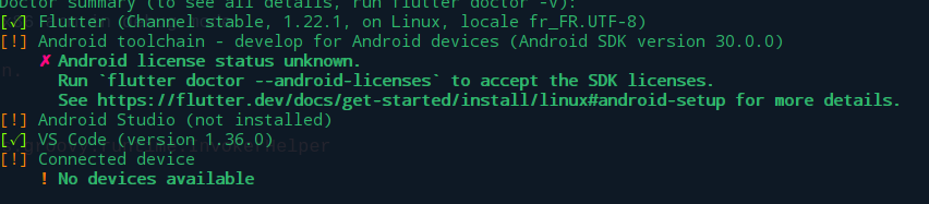 Android toolchain broken · Issue #68122 · flutter/flutter · GitHub