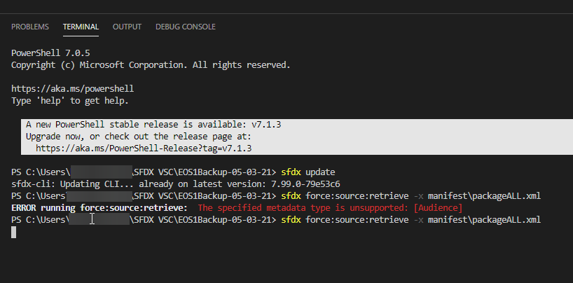 Version 51.10 Broke Package.xml Deploys & Retrieves · Issue #3179 · forcedotcom/salesforcedx ...