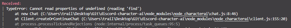 chat is undefined · Issue #2 · realcoloride/node_characterai · GitHub