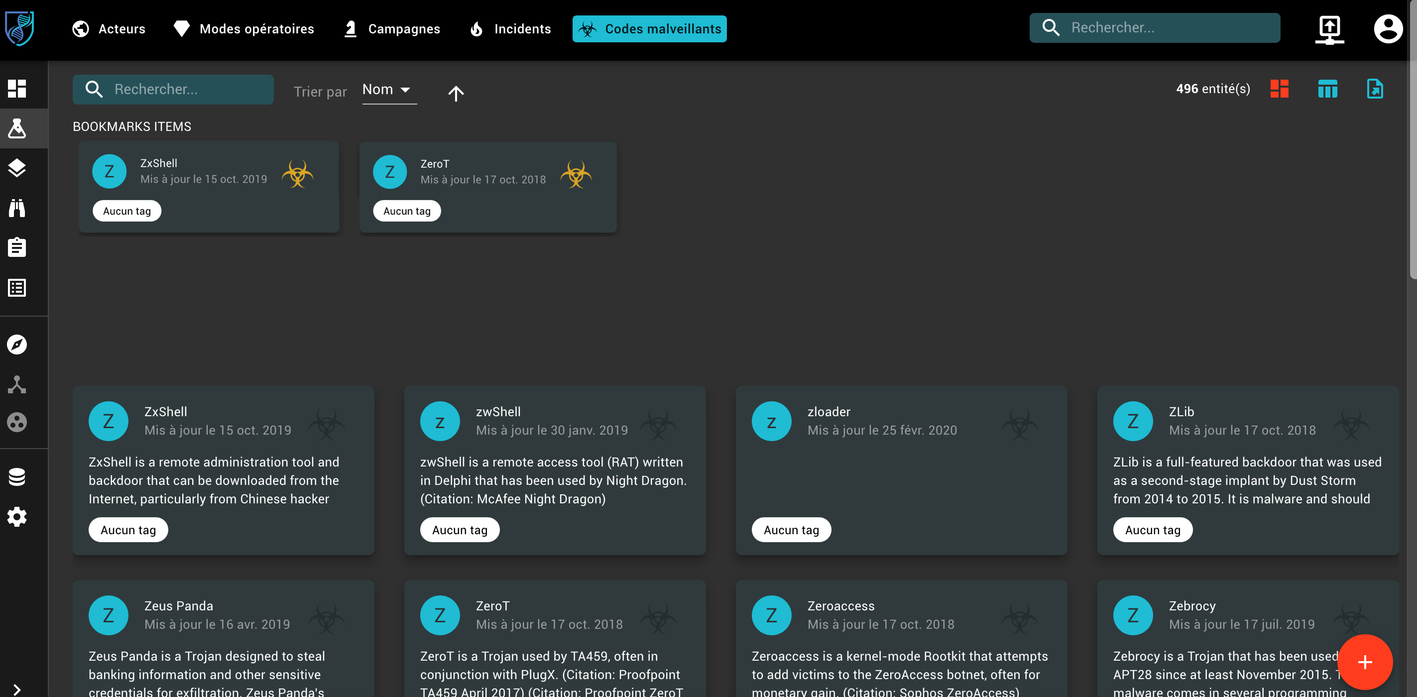 Bookmark items · Issue #587 · OpenCTI-Platform/opencti · GitHub
