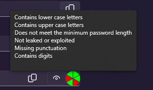 Add a portion to the graph to check whether password already used ...