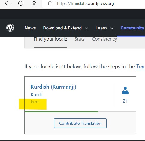 About the correction of the Kurdish language code · Issue #44786 · WordPress/gutenberg · GitHub