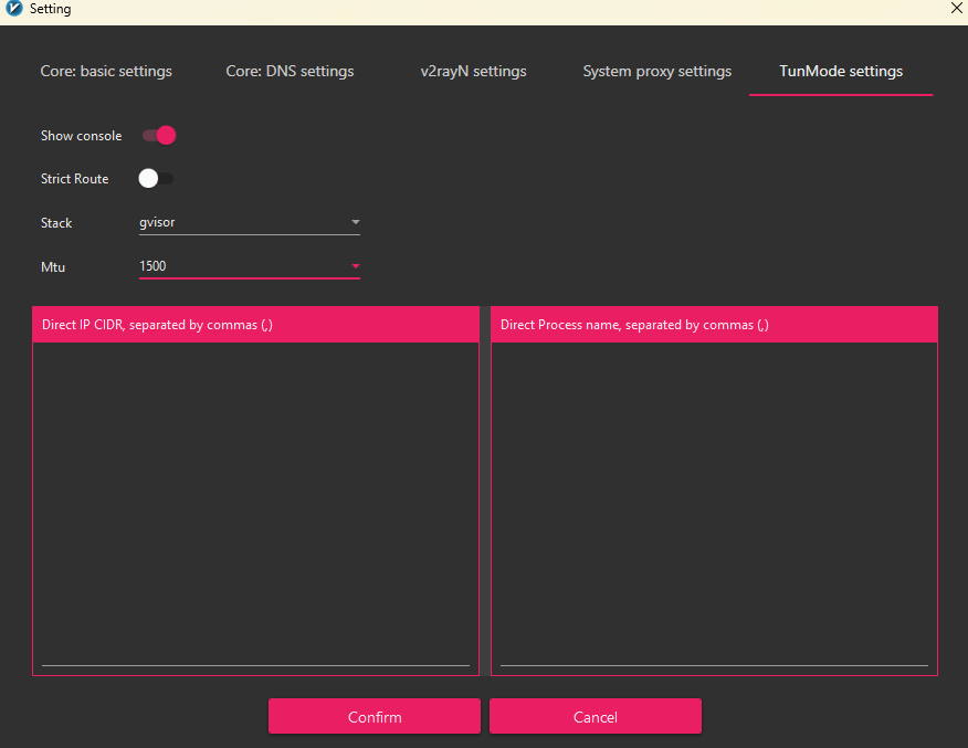 [Bug]: TUN mode in version 6.0 not working at all · Issue #2920 · 2dust/v2rayN · GitHub
