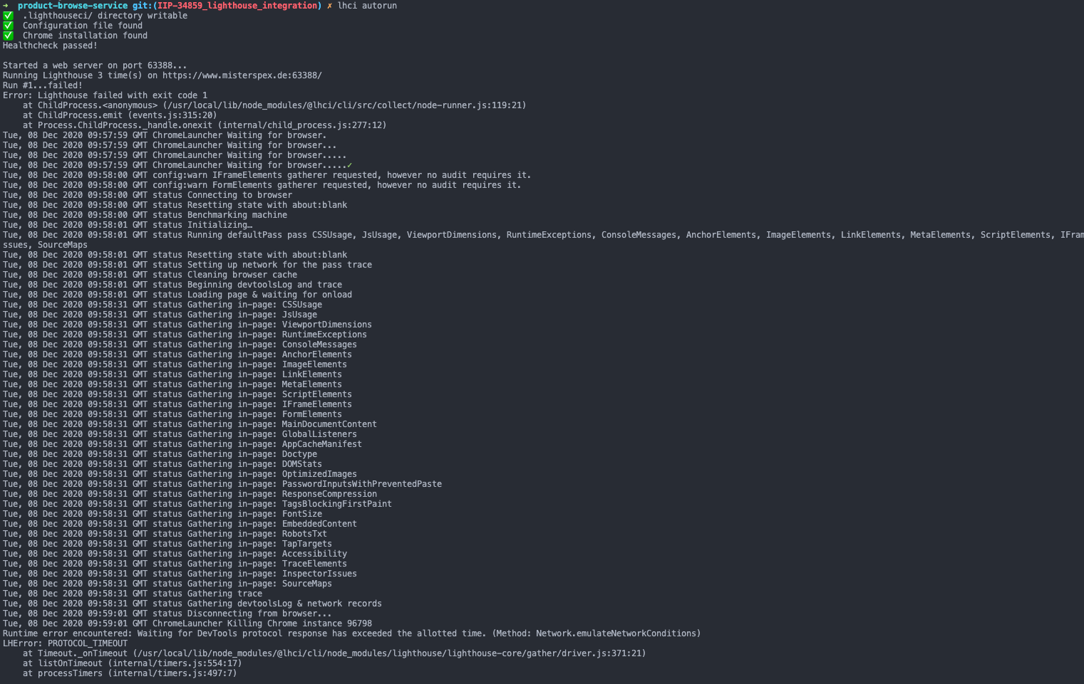 Gitlab CI - PROTOCOL_TIMEOUT error · Issue #504 · GoogleChrome/lighthouse-ci · GitHub