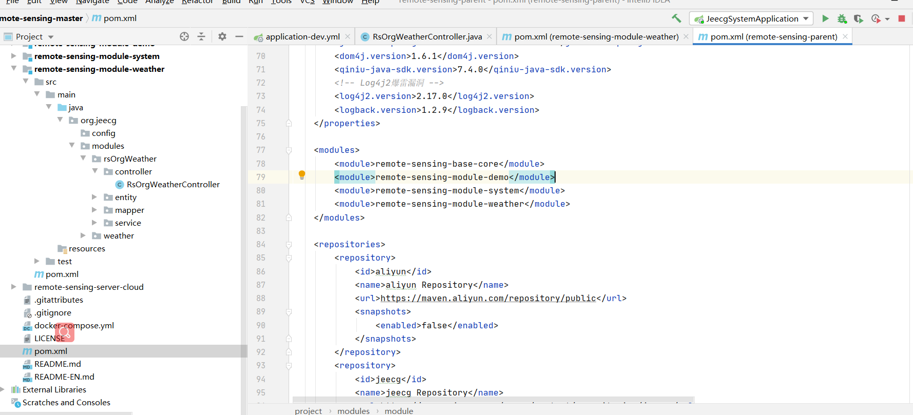 新建的模块前端请求不到地址，报错404，代码放在system中就好使 · Issue #4735 · jeecgboot/JeecgBoot · GitHub
