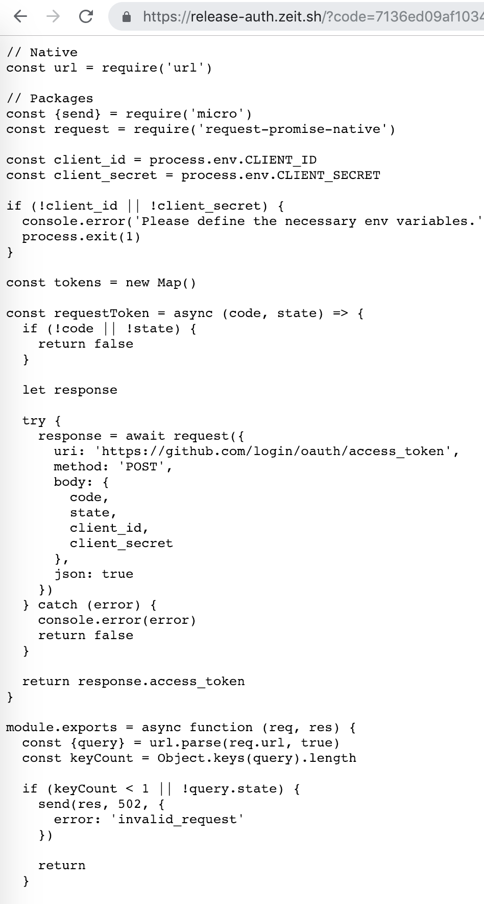 Can T Authenticate At Github · Issue 147 · Vercel Release · Github