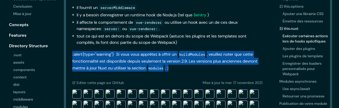 Docus syntax is not interpreted · Issue #1939 · nuxt/website-v2 · GitHub