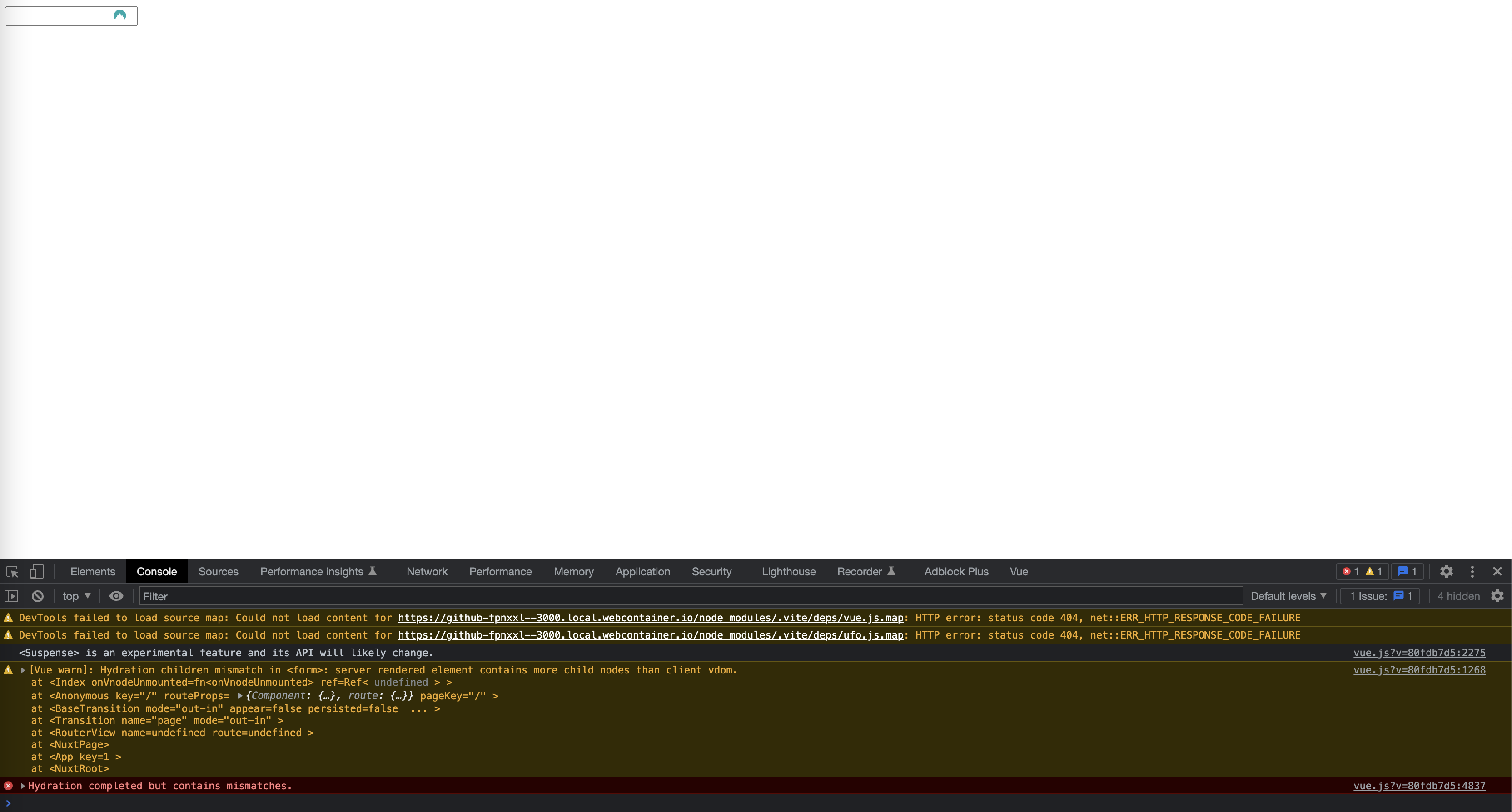 Hydration children mismatch with simple `input` of type `email` · Issue #14734 · nuxt/nuxt · GitHub