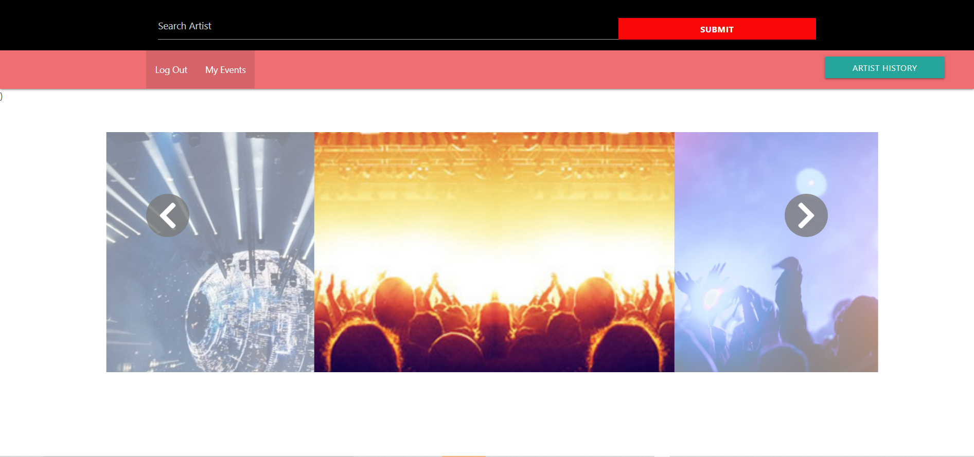 GitHub - AlishaPanday/Project1: An event planner that searches for music artist