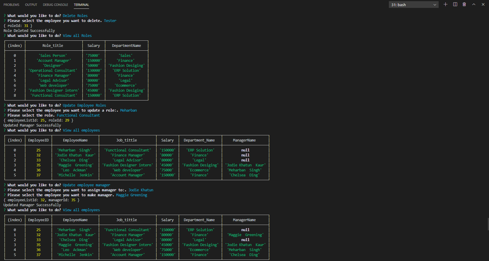 GitHub - AlishaPanday/Employee-Tracker