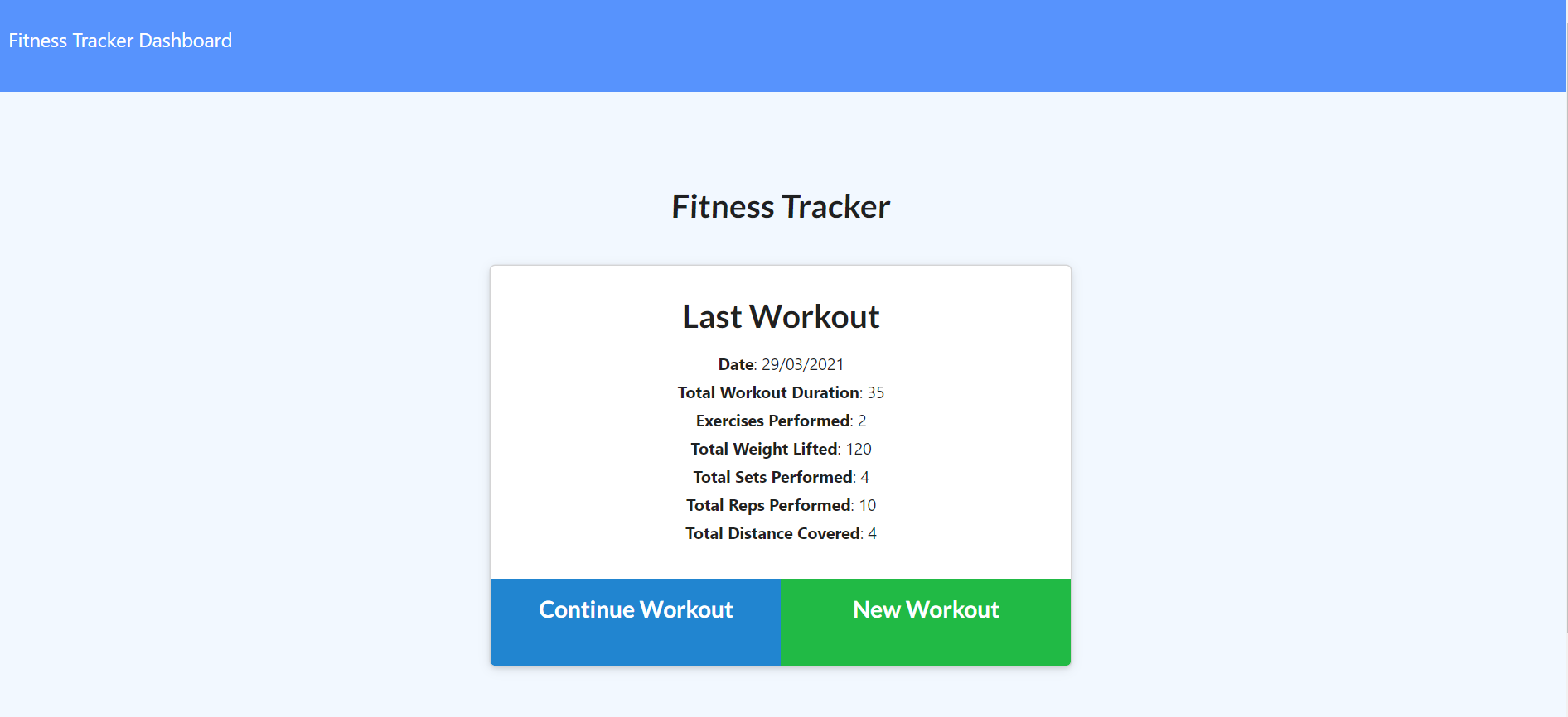 GitHub - AlishaPanday/Fitness-Tracker